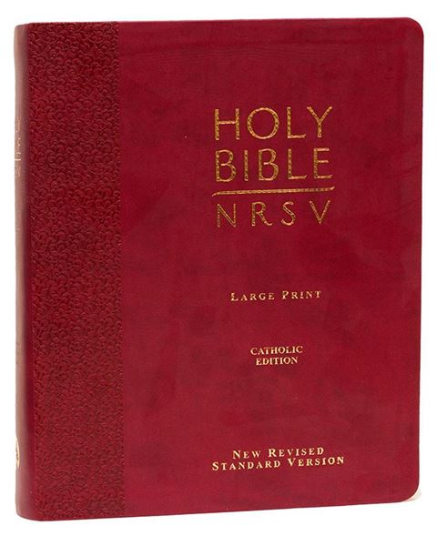 NRSV Bible Catholic Large Print ISBN: 9780888349064 Books Bible Society ...